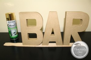 Simple DIY Bar Sign