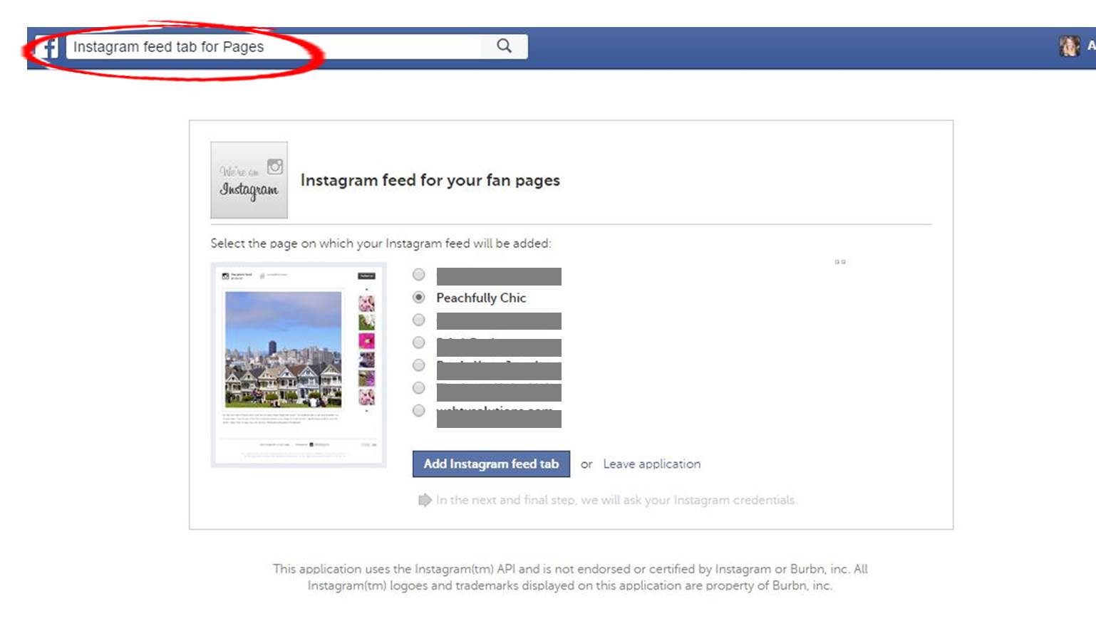 How To Add Social Media Tabs To Facebook Pages - Peachfully Chic