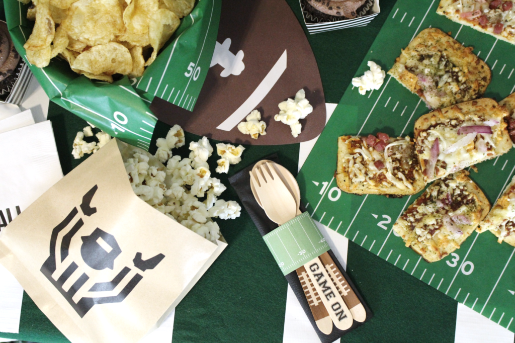 Easy Football Game Day Decor - Peachfully Chic