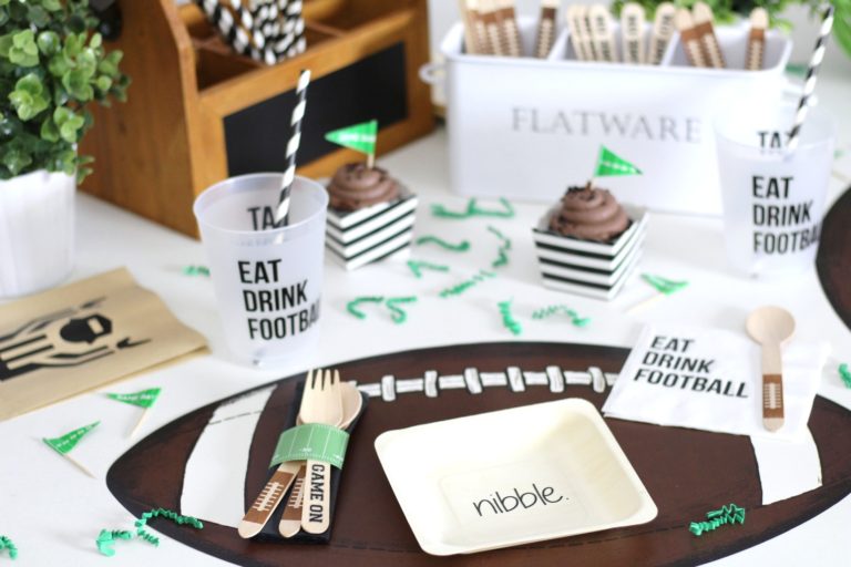 Easy Football Game Day Decor - Peachfully Chic
