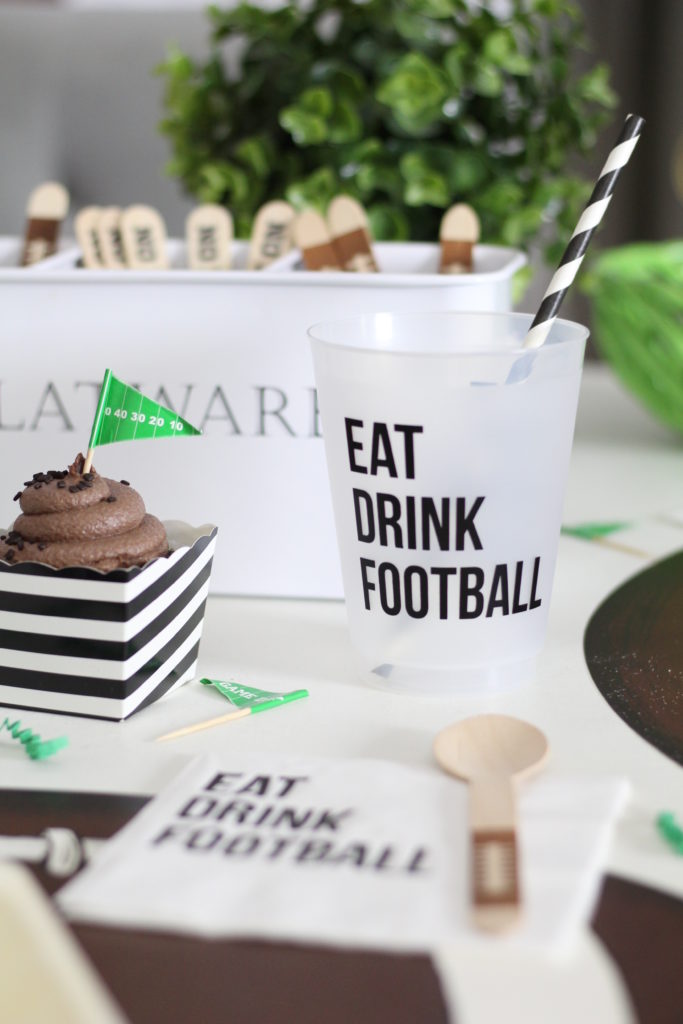 Easy Football Game Day Decor - Peachfully Chic
