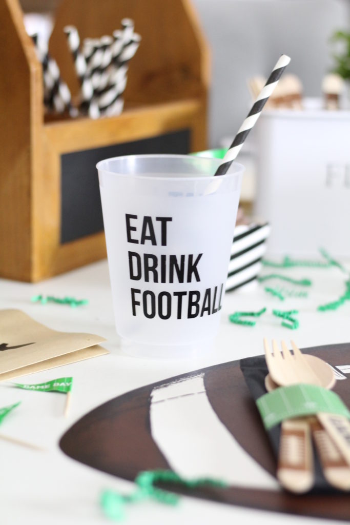 Easy Football Game Day Decor - Peachfully Chic