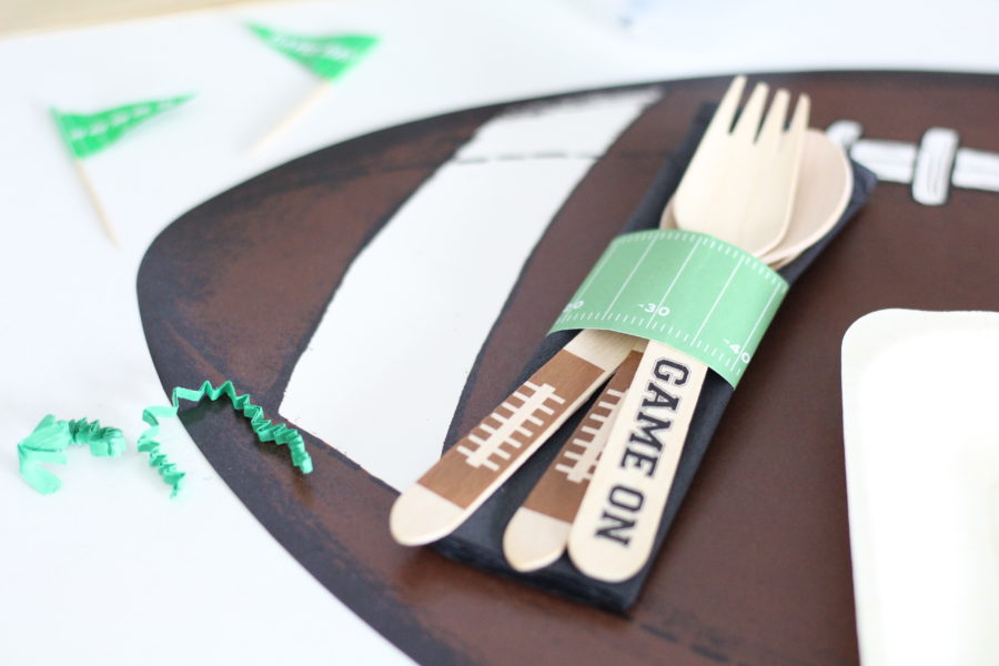 Easy Football Game Day Decor - Peachfully Chic