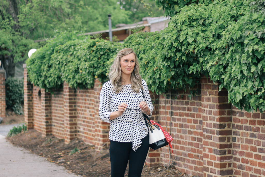Polka-dot Professional - Peachfully Chic