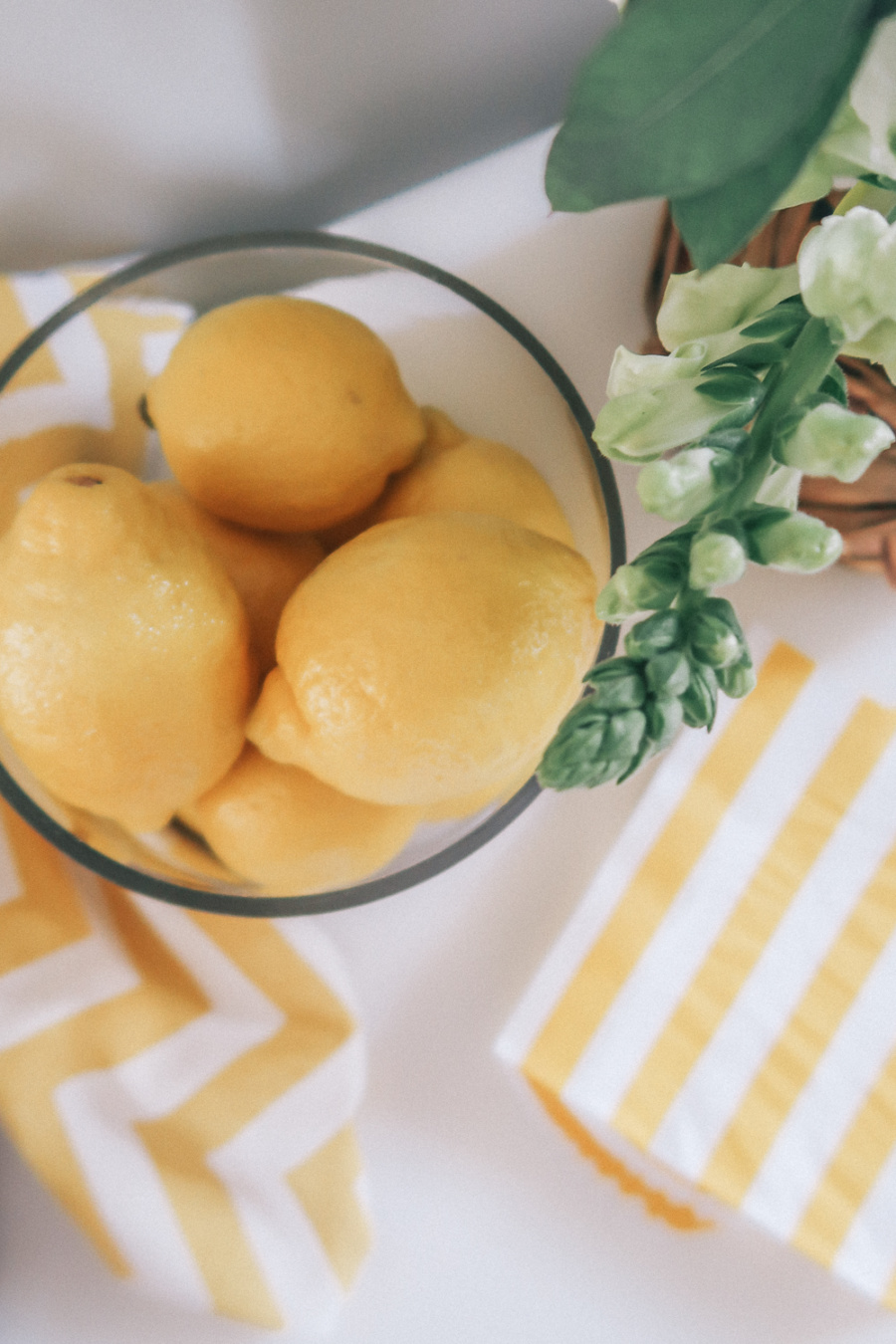 Lemon Party Decor & Table Setting - Peachfully Chic