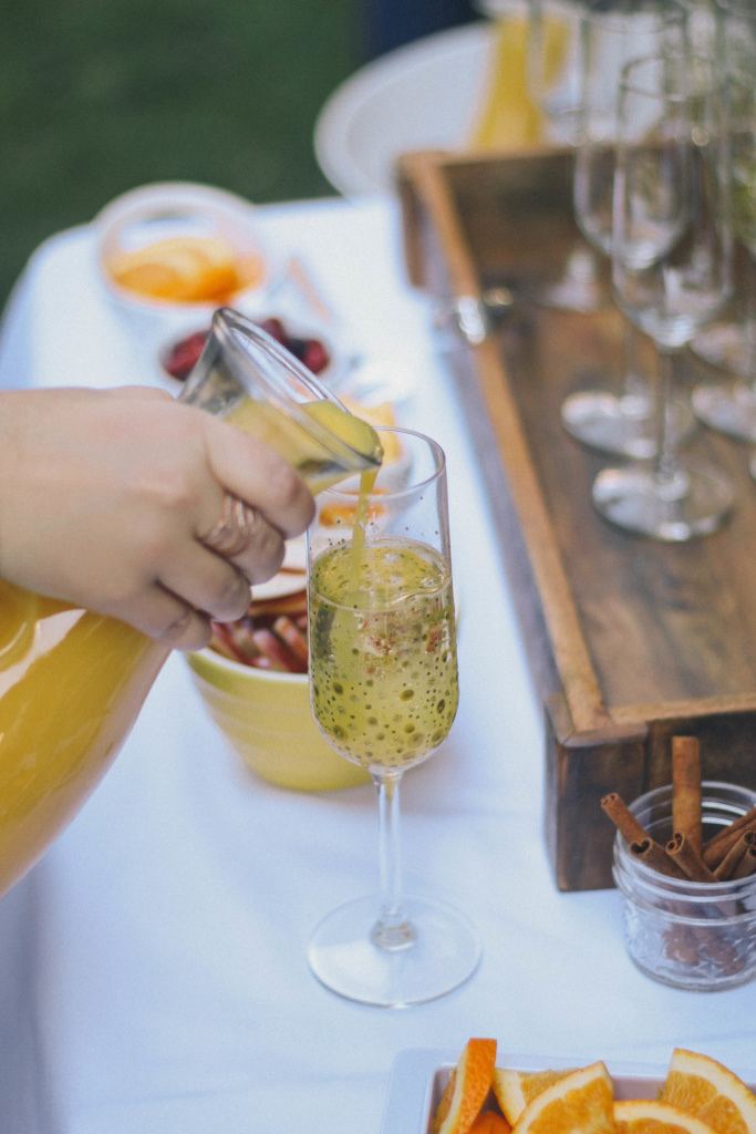 Fall Brunch Biscuit & Mimosa Bar Ideas | Peachfully Chic