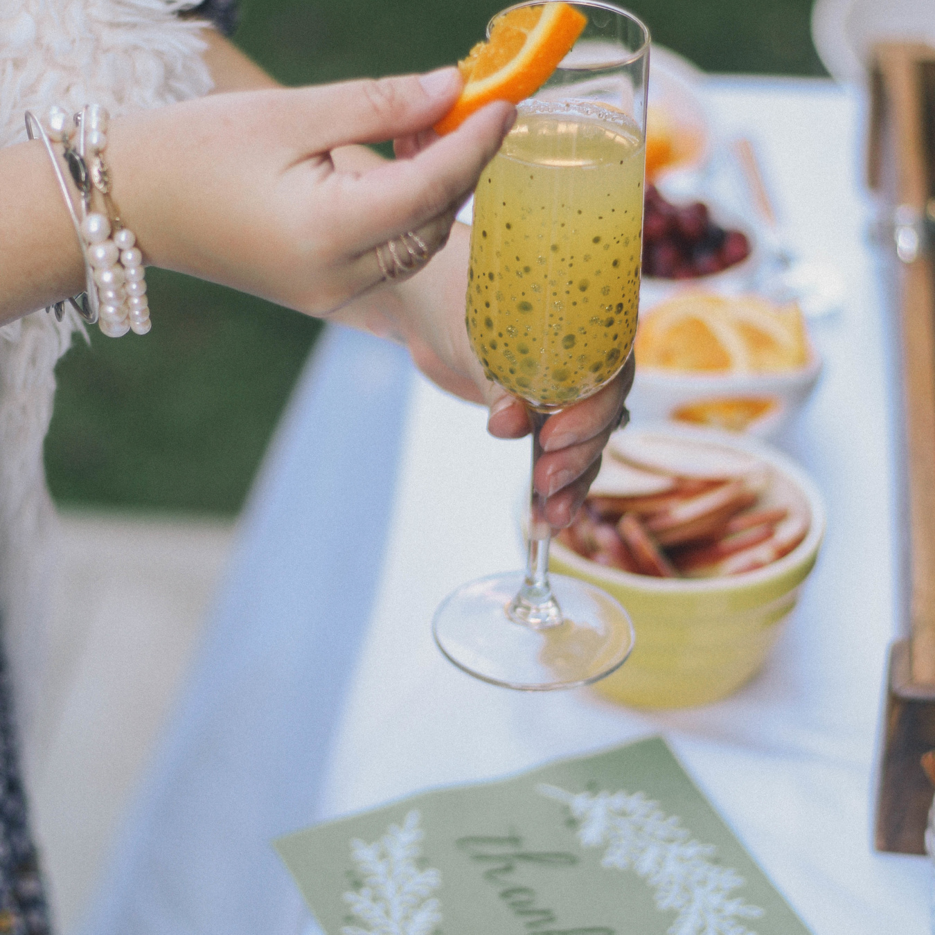 Fall Brunch Biscuit & Mimosa Bar Ideas - Peachfully Chic
